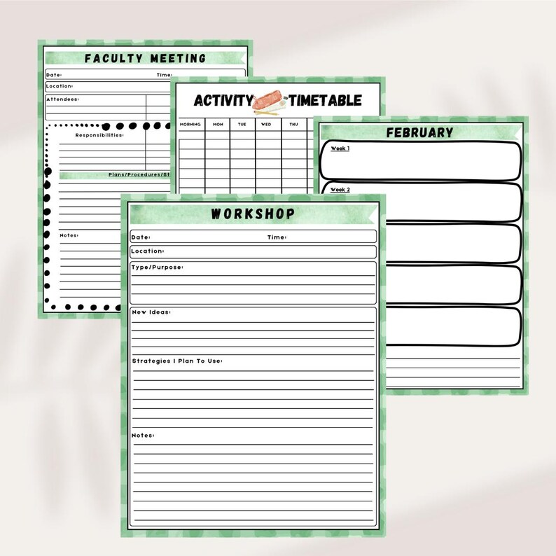 Teacher Lesson Plan, Teacher Record Book, Lesson Plan Book, Teacher ...