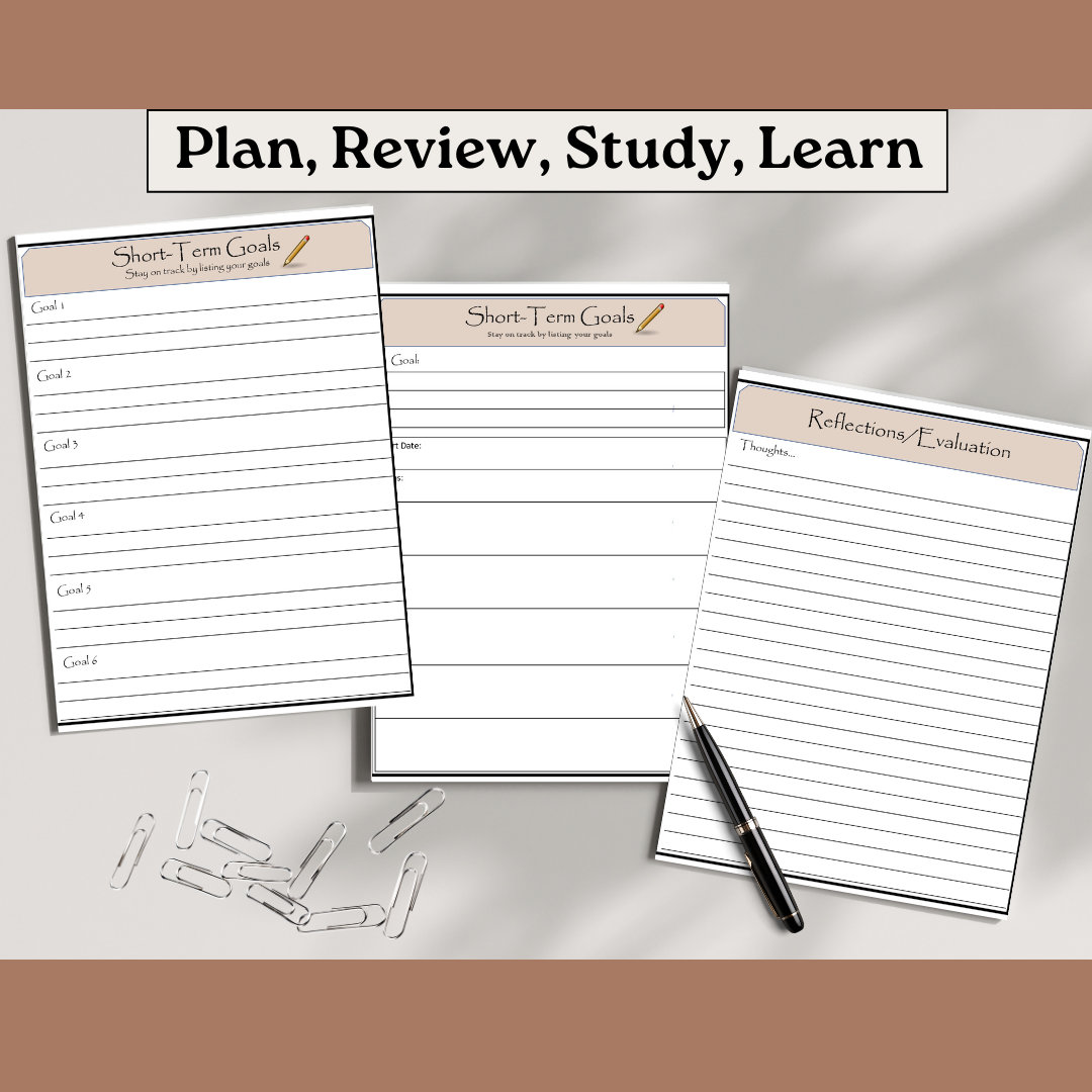 Language Study Notebook, Planner Download, Good Notes, Language ...