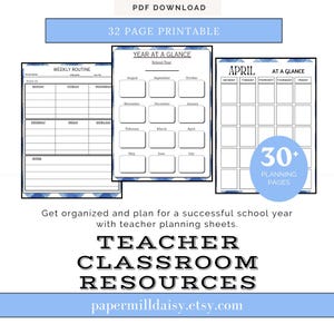 Teacher Resource Sheets, Teacher Toolbox, Classroom Organization, Back ...