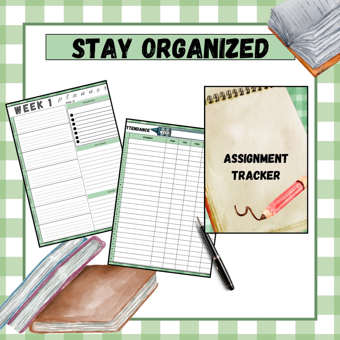 Teacher Lesson Plan, Teacher Record Book, Lesson Plan Book, Teacher ...