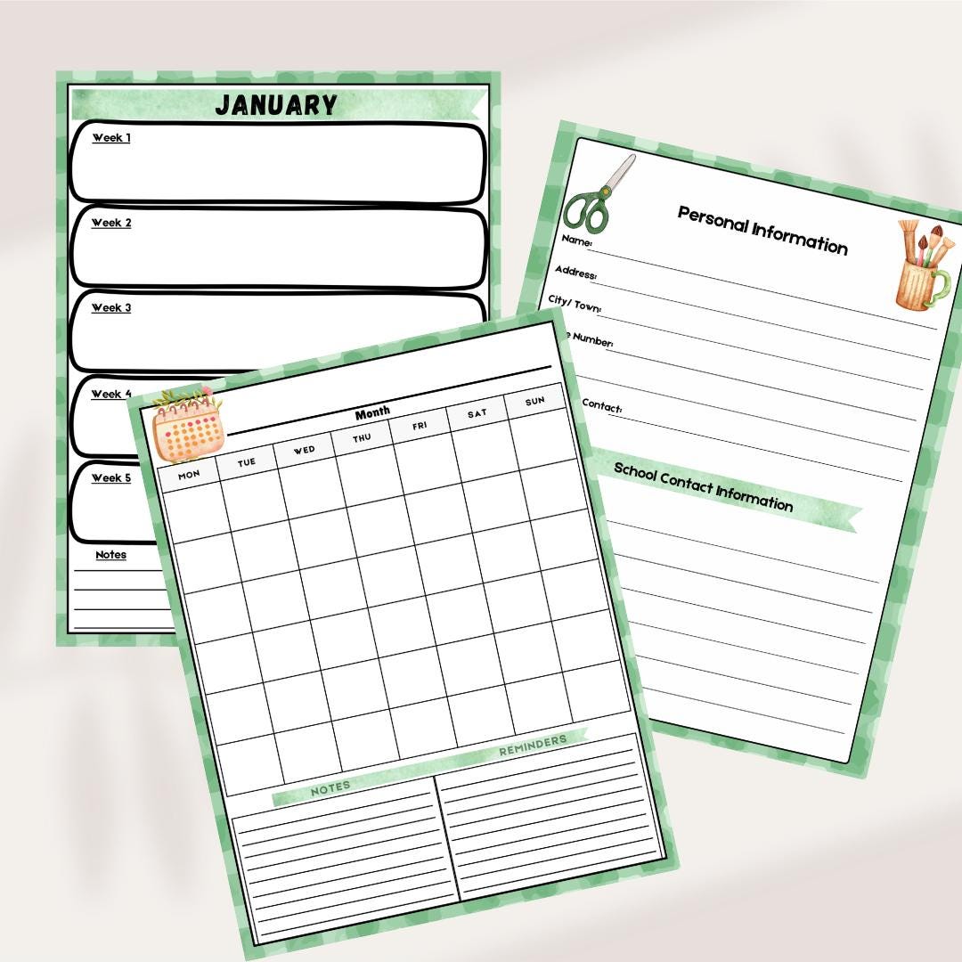 Teacher Lesson Plan, Teacher Record Book, Lesson Plan Book, Teacher ...