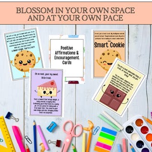 Positive Affirmation Cards for Kids - 24 Printable Affirmation Cards ...