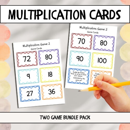 Multiplication Games for Kids - Etsy