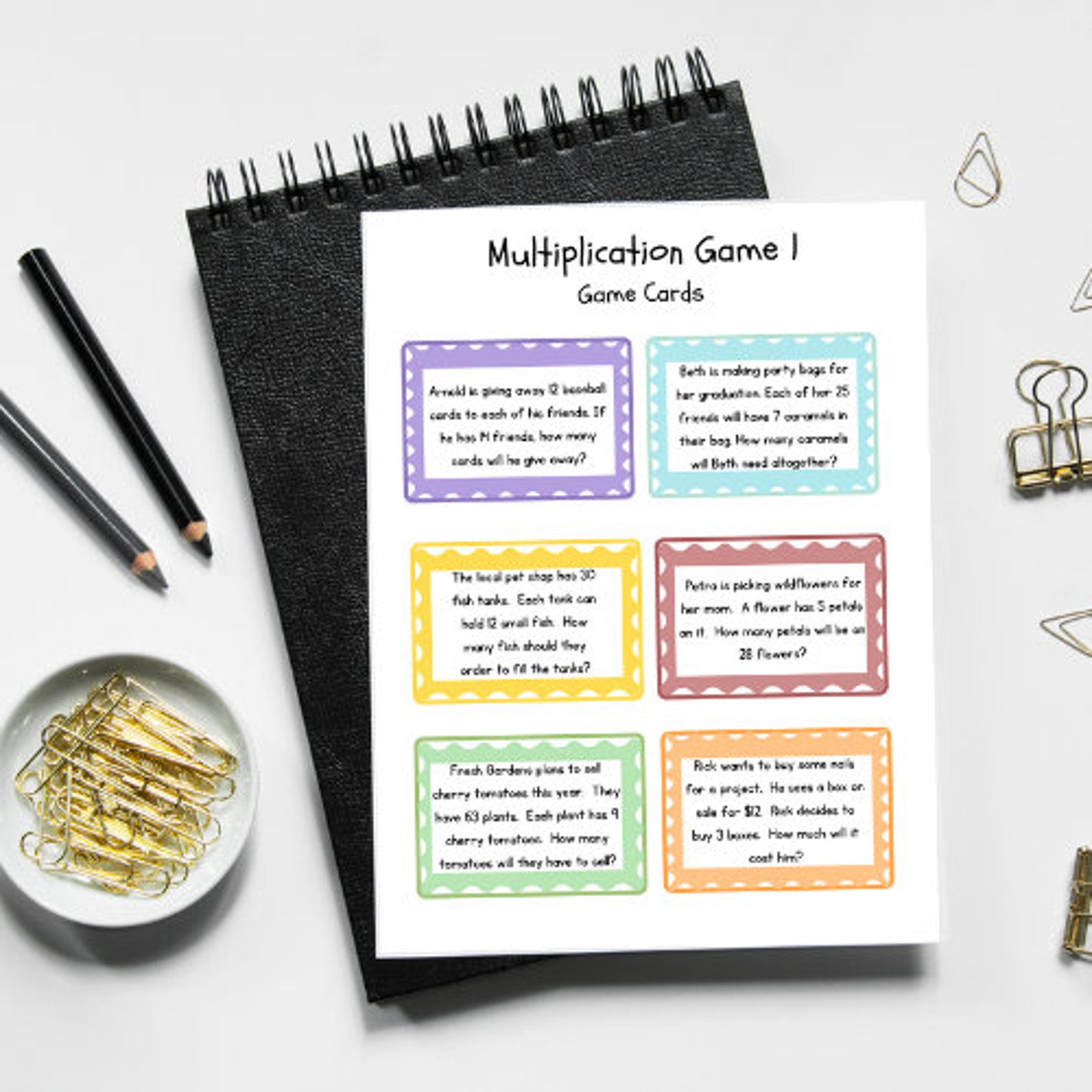 Multiplication Games for Kids - Etsy