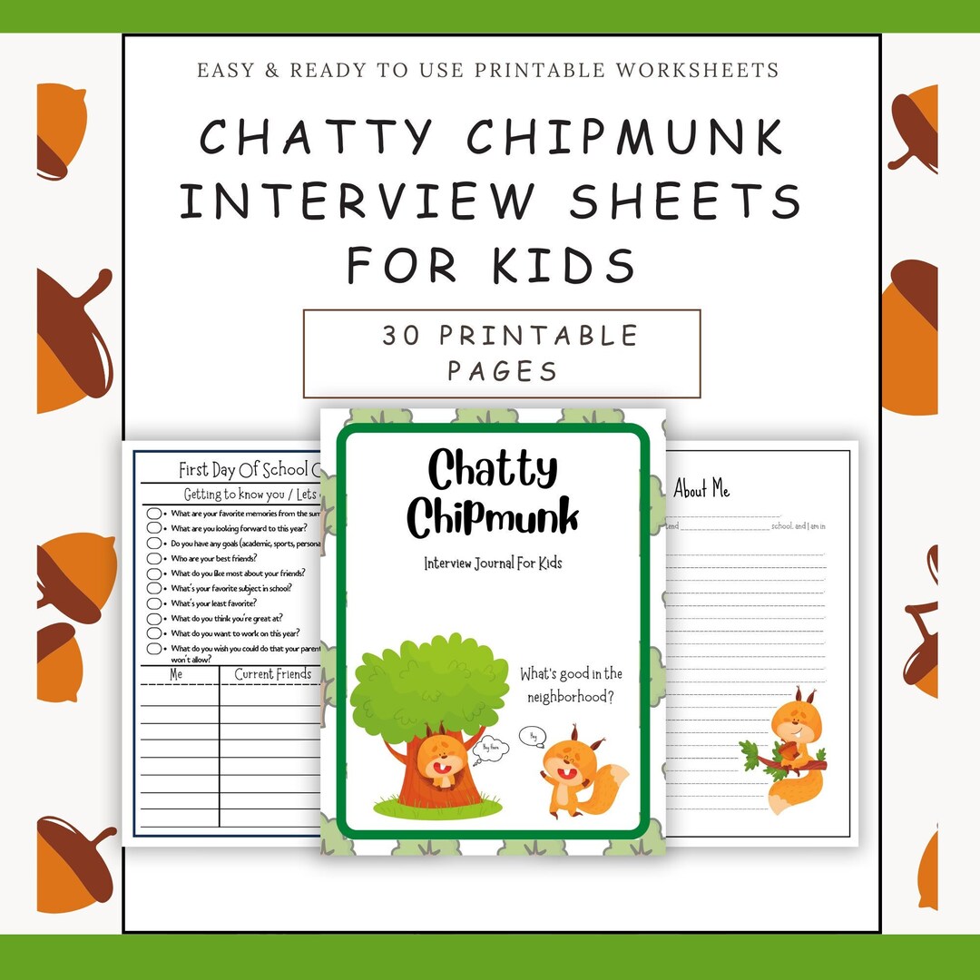 Social Skills Development Worksheet for Kids, Peer Interview Questions ...