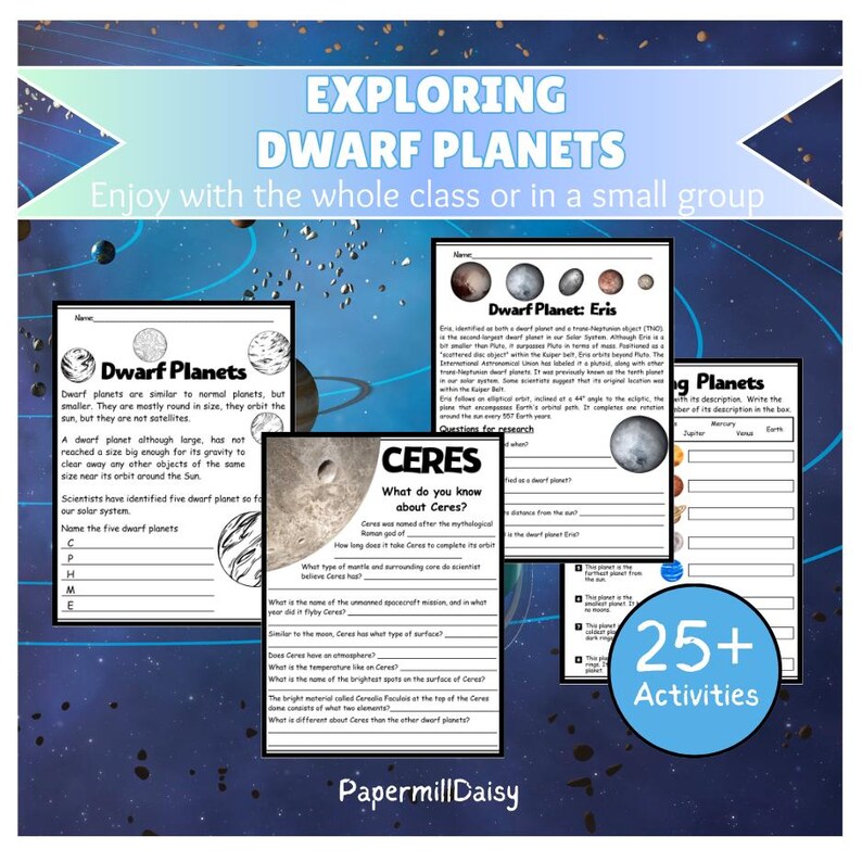 Planetary Science, Educational Science Pages for Kids, Elementary ...