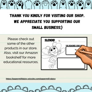 Coloring Student Achievement Cards Goal Setting Cards for Kids - Etsy