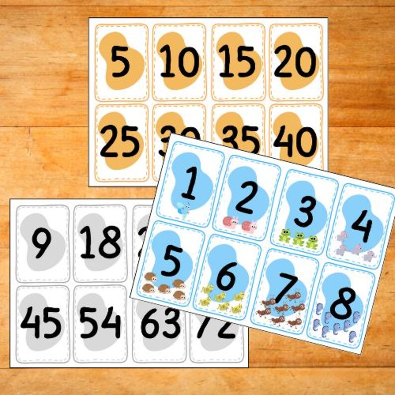 300 Printable Multiplication Flashcards, Fill in the Blanks, Single ...