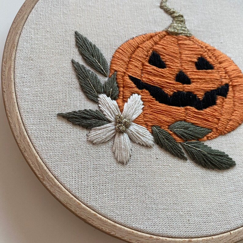 Pumpkin Embroidery Digital Embroidery Pattern Pack, 2 Free Pumpkin ...