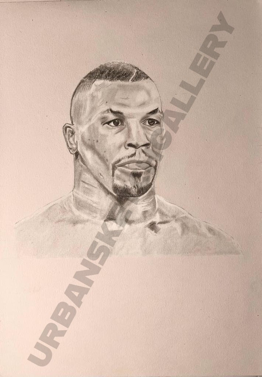 A3 Original Pencil Sketch of Mike Tyson - Etsy