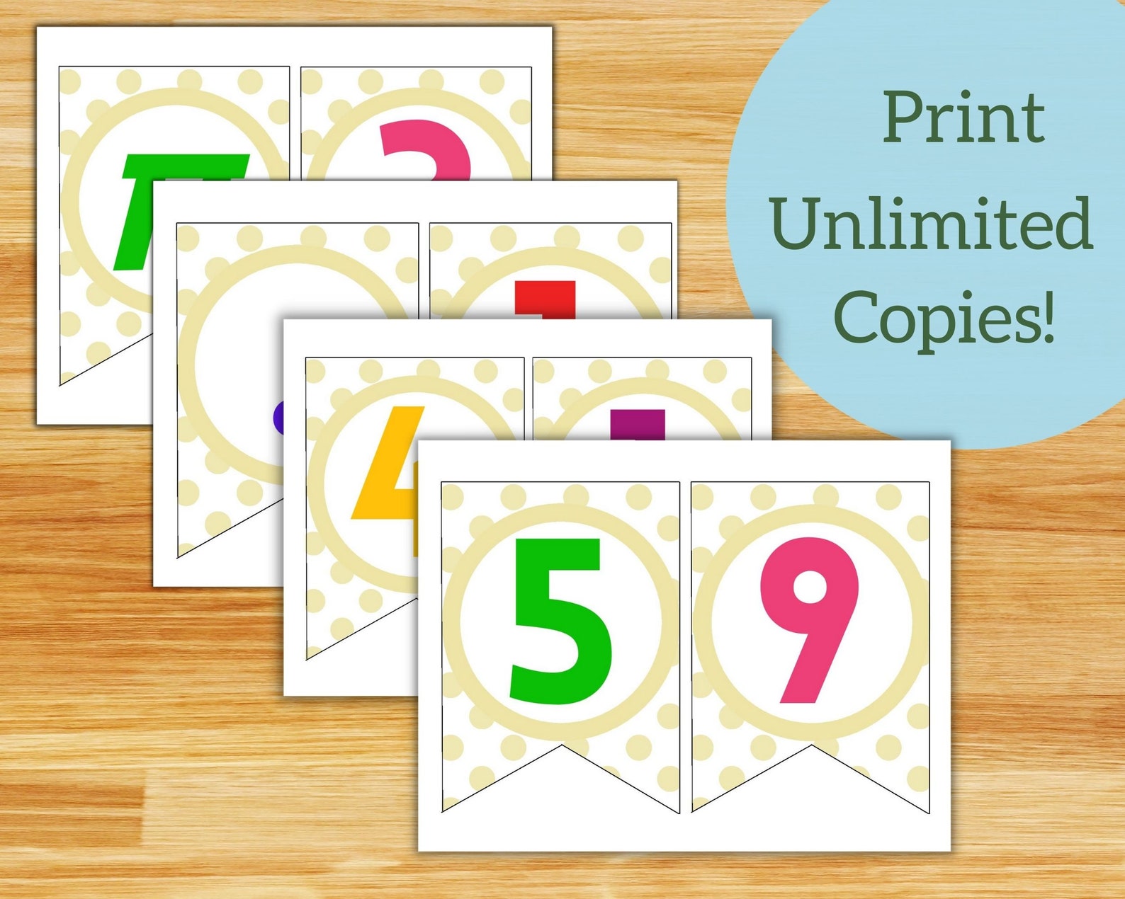 Pi Day Printable Banner | INSTANT DOWNLOAD - Etsy