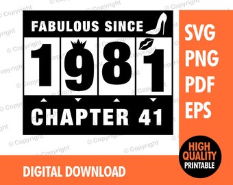 Chapter 41 Svg - Etsy