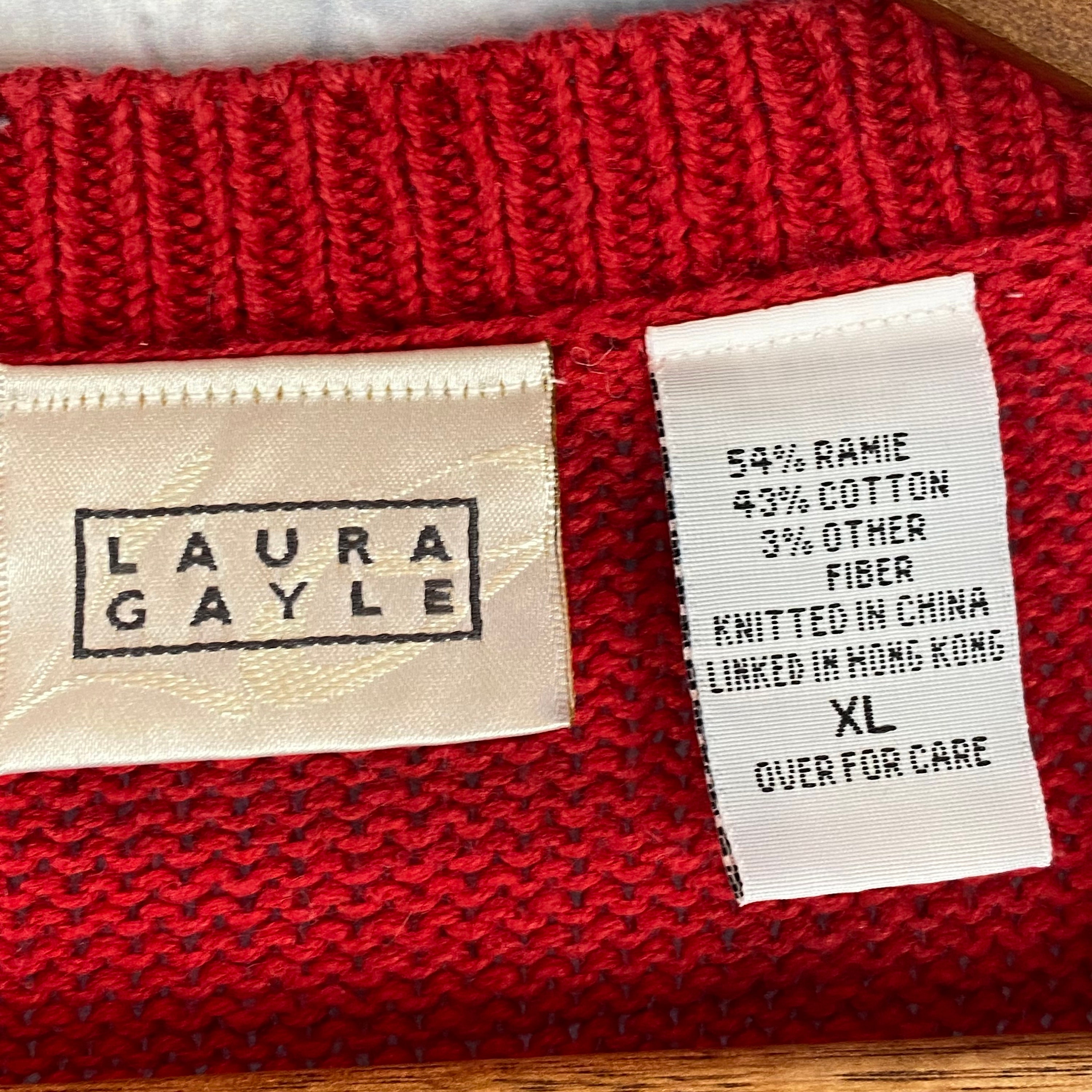 Vintage Laura Gayle Ugly Christmas Sweater - Etsy