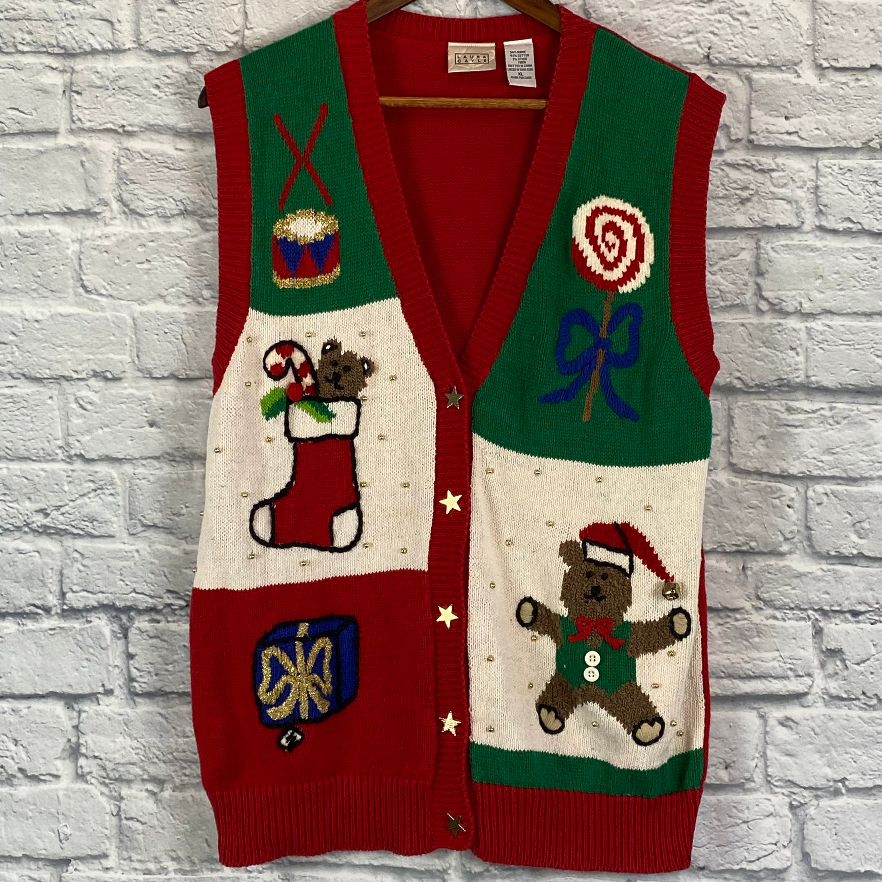 Vintage Laura Gayle Ugly Christmas Sweater - Etsy