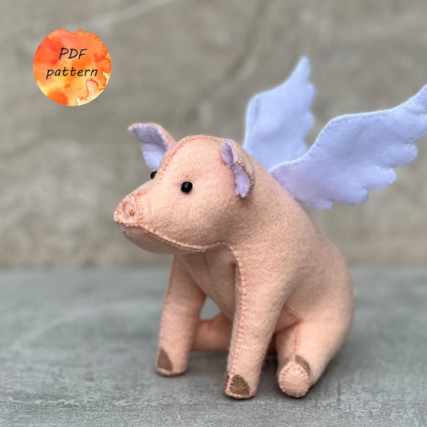 Pig Sewing Pattern - Etsy