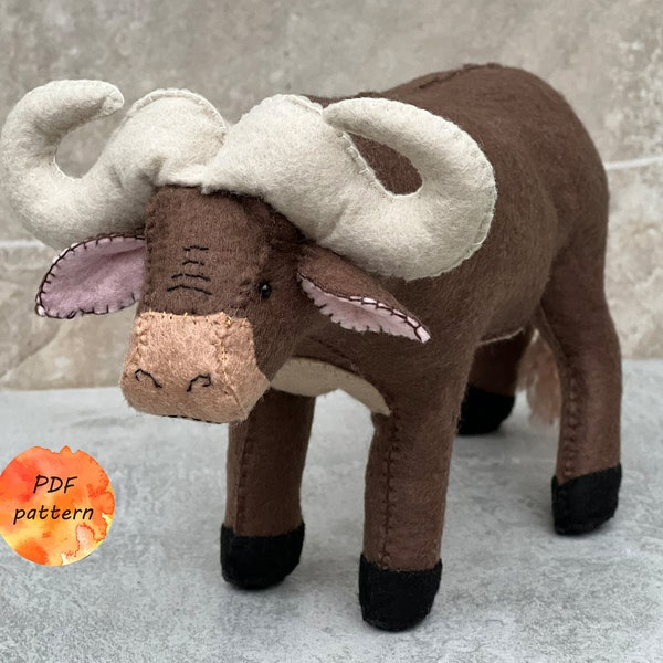 Felted Buffalo - Etsy