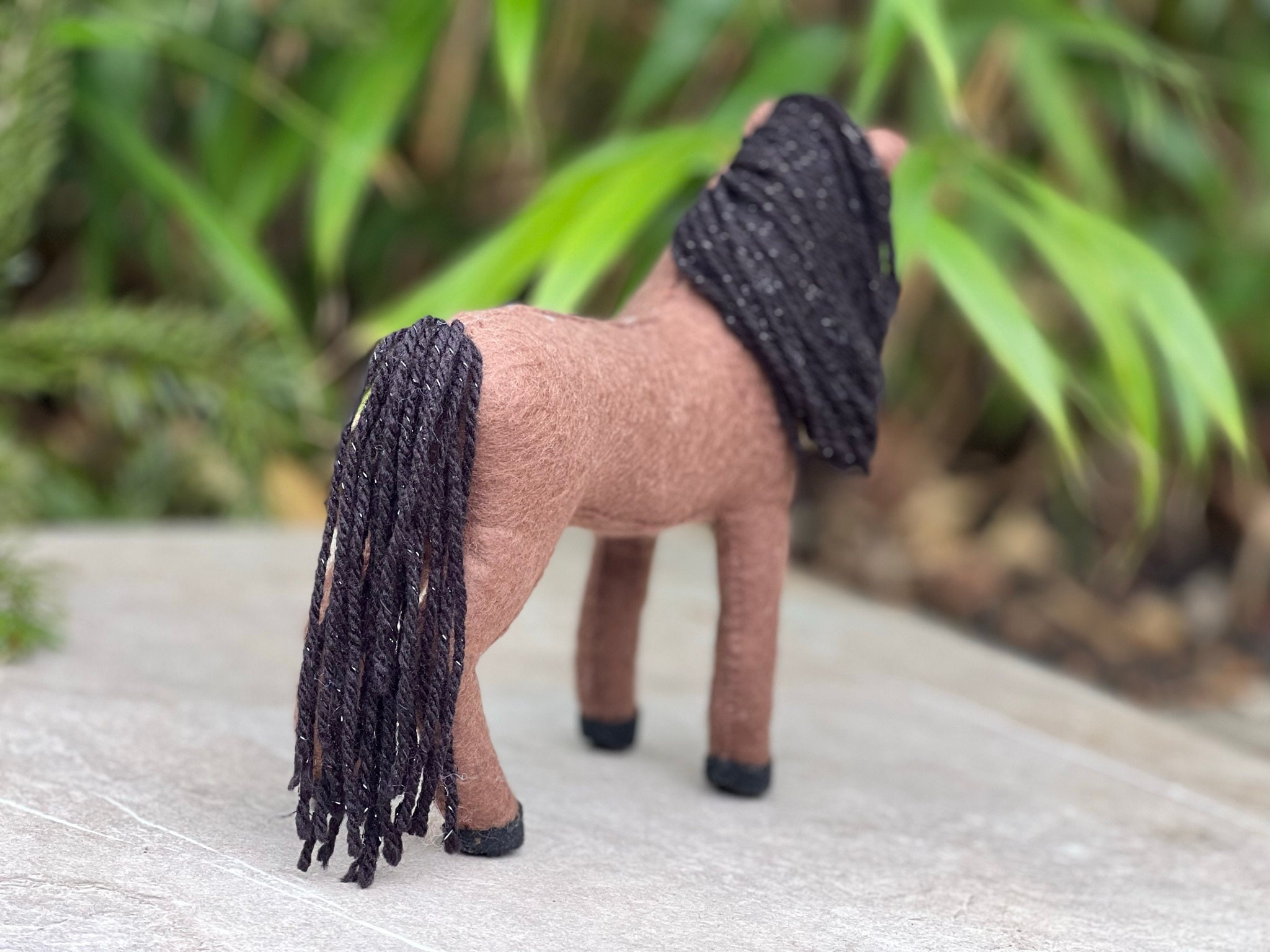 Felt Horse Sewing Pattern PDF Farm Animals Toy Ornament Gift - Etsy UK