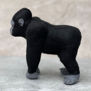 Felt MOUNTAIN GORILLA * Digital Sewing Pattern PDF * Jungle Stuffed ...