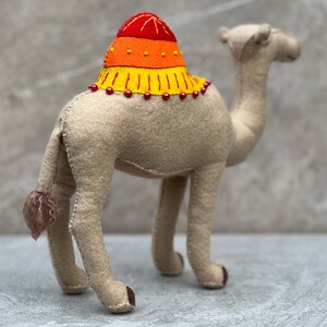 Felt Dromedary Camel Sewing Pattern PDF Camelids Stuffed Animals DIY ...
