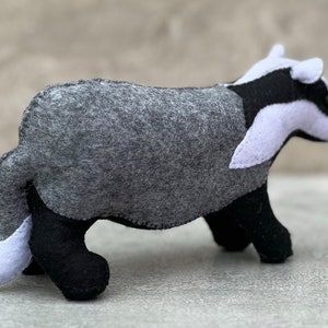 Felt Badger Sewing Pattern PDF Woodland Stuffed Animals Christmas ...
