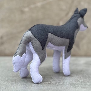 Felt Wolf Sewing Pattern PDF Woodland Stuffed Animals Christmas ...