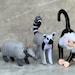 Felt Lemur Sewing Pattern PDF Jungle Stuffed Animals - Etsy UK