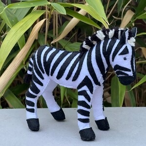 Felt Zebra Digital Sewing Pattern PDF Safari Stuffed Animals - Etsy