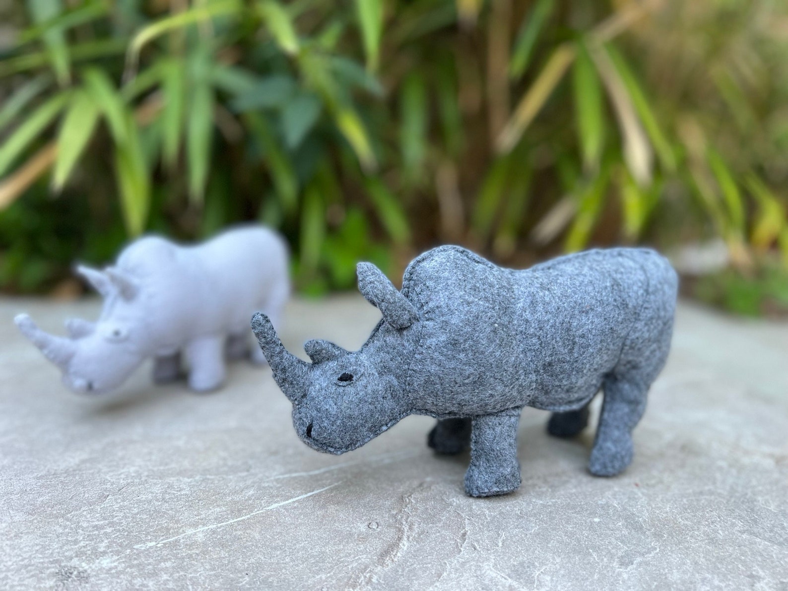 Felt Rhino Rhinoceros 2 Sewing Patterns Bundle Large and - Etsy