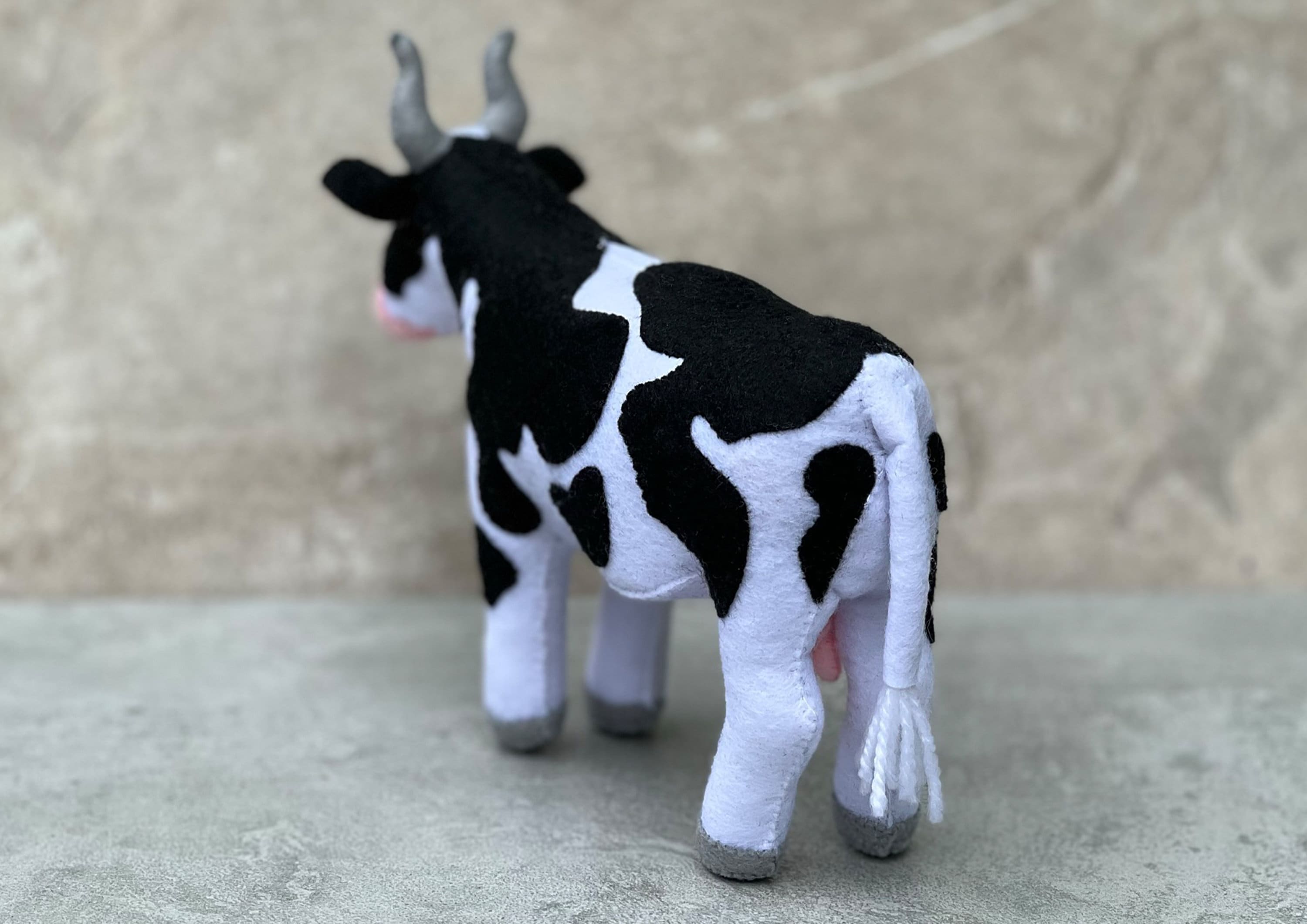Felt COW * Digital Sewing Pattern PDF * Farm Stuffed Animals - Etsy UK