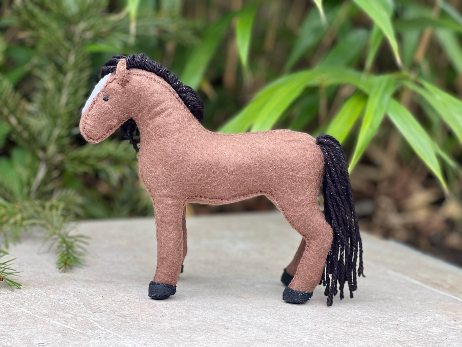 Felt Horse Sewing Pattern PDF Farm Animals Toy Ornament Gift - Etsy UK
