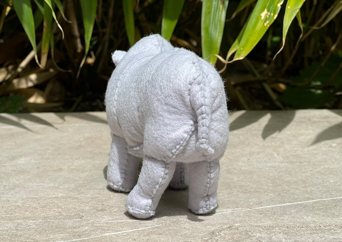 Felt Rhino Rhinoceros 2 Sewing Patterns Bundle Large and - Etsy