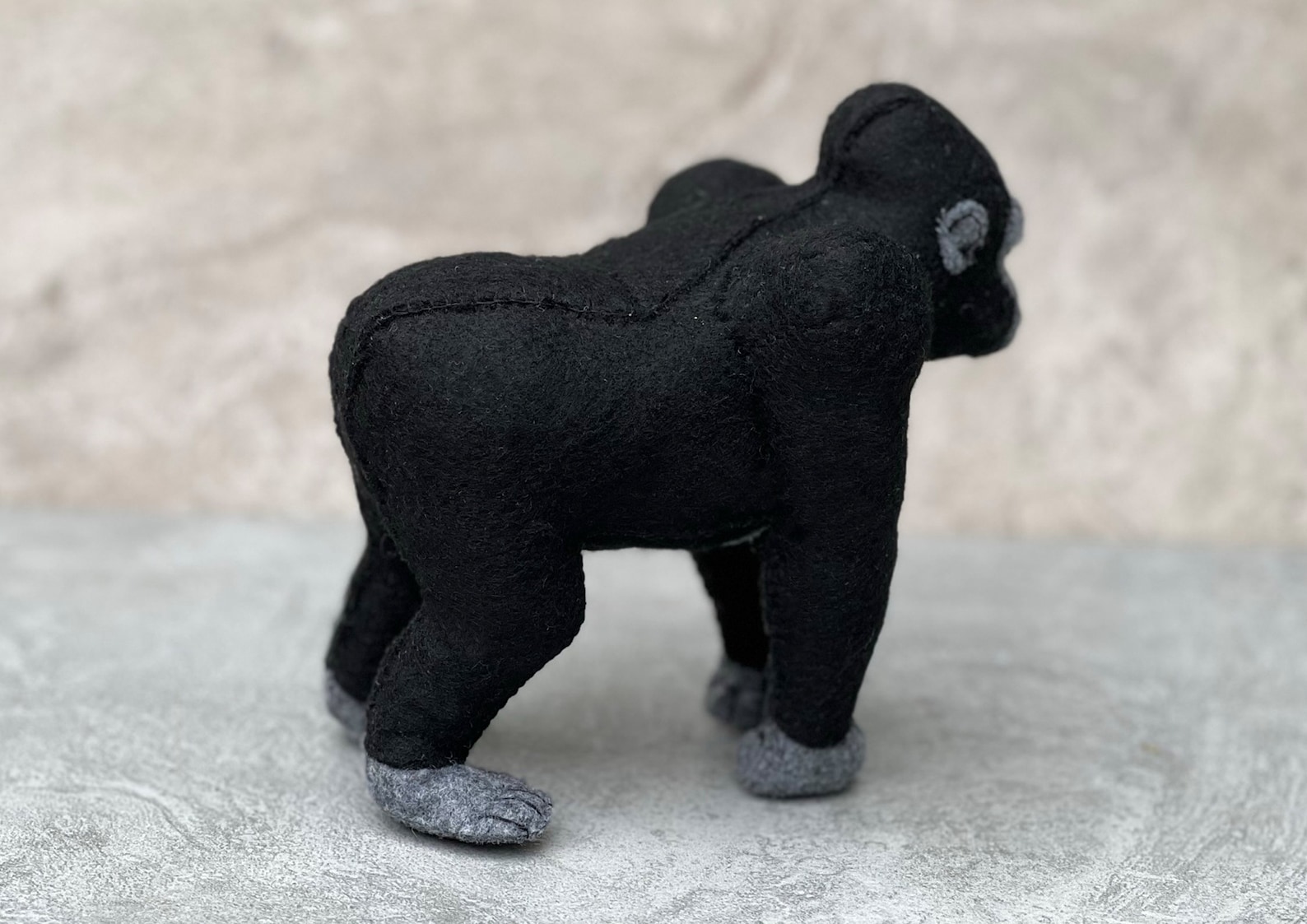 Felt MOUNTAIN GORILLA * Digital Sewing Pattern PDF * Jungle Stuffed ...