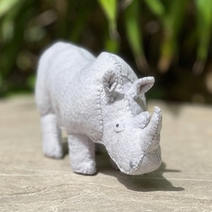 Felt Rhino Rhinoceros 2 Sewing Patterns Bundle Large and - Etsy