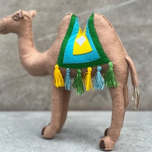 Felt Bactrian Camel Sewing Pattern PDF Camelids Stuffed Animals DIY ...