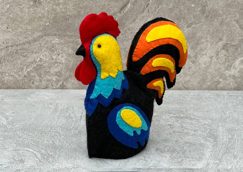 Felt Rooster Egg Cosy Sewing Pattern PDF Folk Art Easter - Etsy