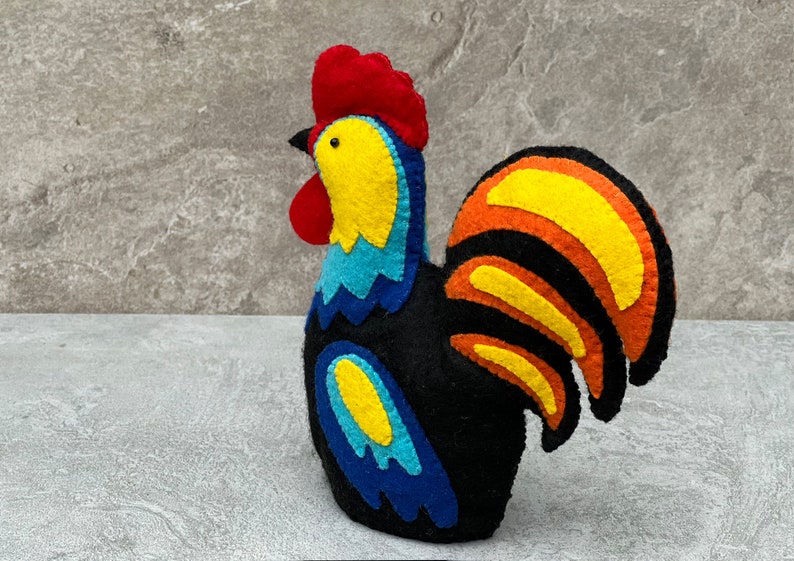 Felt Rooster Egg Cosy Sewing Pattern PDF Folk Art Easter - Etsy