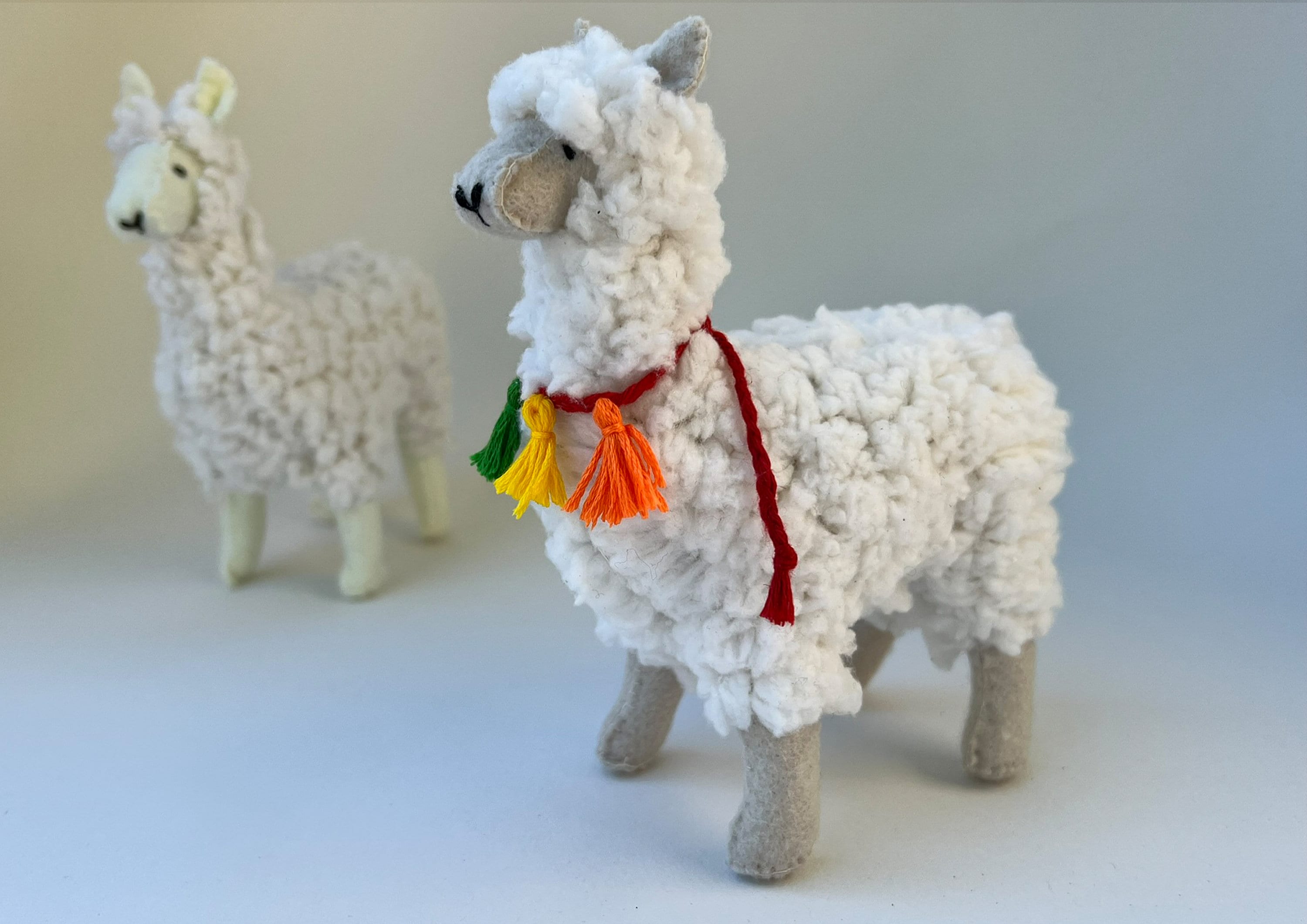 Felt Alpaca Sewing Pattern PDF Felted Stuffed Animals Toy - Etsy
