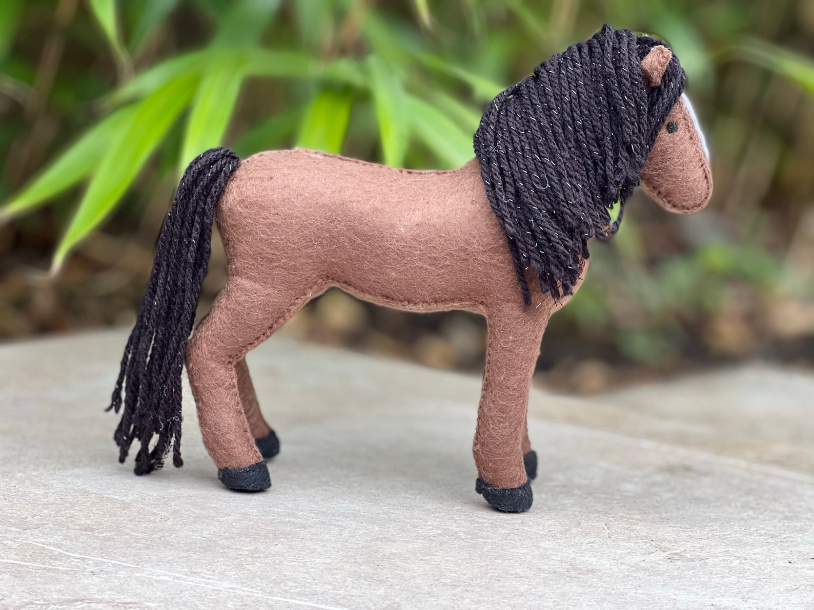 Felt Horse Sewing Pattern PDF Farm Animals Toy Ornament Gift - Etsy UK