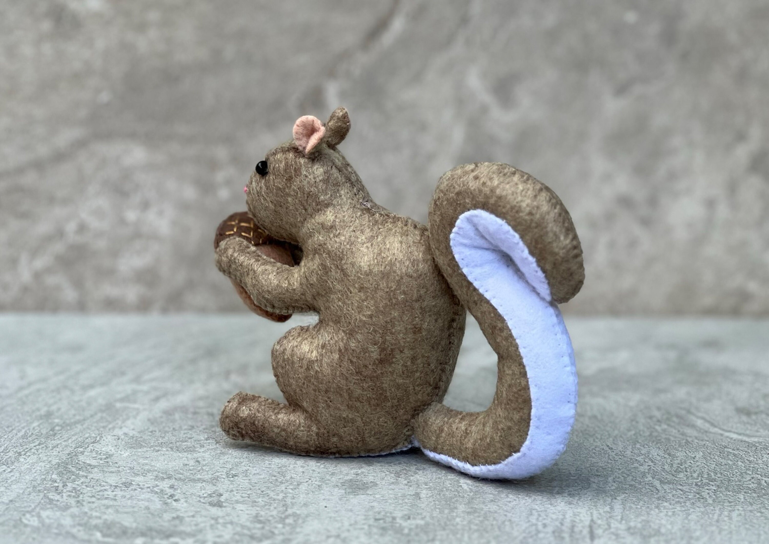 Felt Squirrel * Digital Sewing Pattern PDF * Woodland Stuffed Animals ...