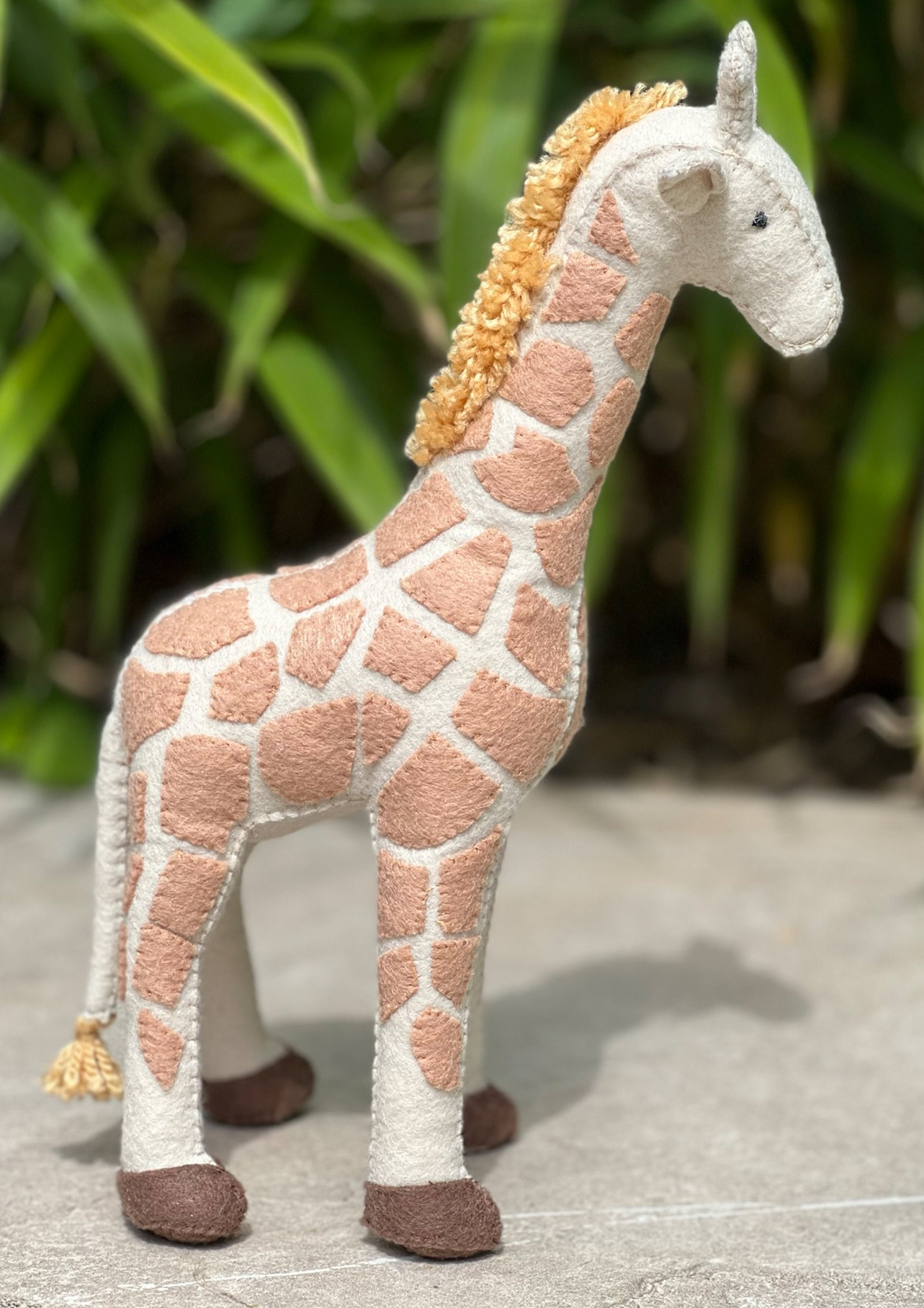 Felt Giraffe Digital Sewing Pattern PDF Safari Stuffed Animals Toy ...