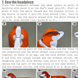 Felt Corgi Dog Digital Sewing Pattern PDF Stuffed Animals - Etsy
