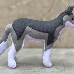 Felt Wolf Sewing Pattern PDF Woodland Stuffed Animals - Etsy Australia