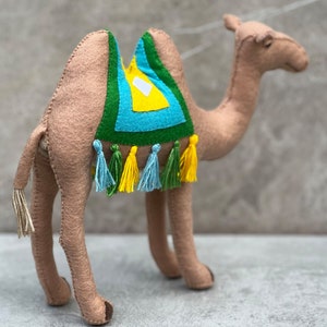 Felt Bactrian Camel Sewing Pattern PDF Camelids Stuffed Animals DIY ...