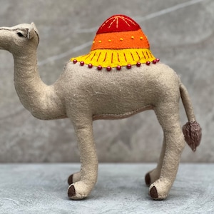 Felt Dromedary Camel Sewing Pattern PDF Camelids Stuffed Animals DIY ...