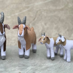 Felt Nanny Goat and Kid Goat Digital Sewing Pattern PDF Farm Animals - Etsy