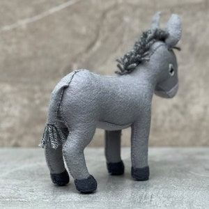 Felt Donkey Digital Sewing Pattern PDF Farm Animals - Etsy Australia