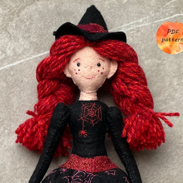 Halloween Doll Sewing Pattern - Etsy