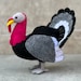 Felt Turkey Sewing Pattern PDF Birds Stuffed Animals Toy Ornament Gift ...