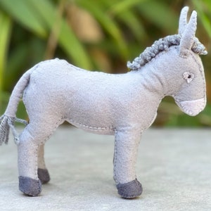 Felt Donkey Digital Sewing Pattern PDF Farm Animals - Etsy Australia