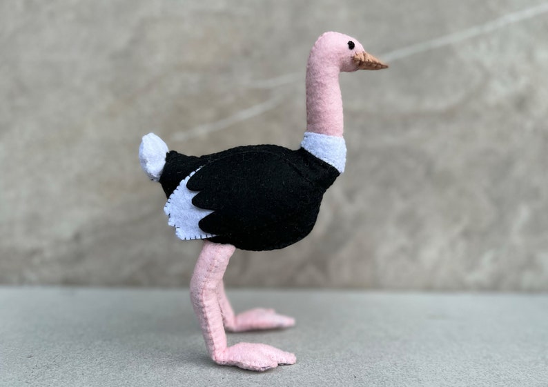 Felt Ostrich Sewing Pattern PDF Safari Stuffed Animals Toy - Etsy UK